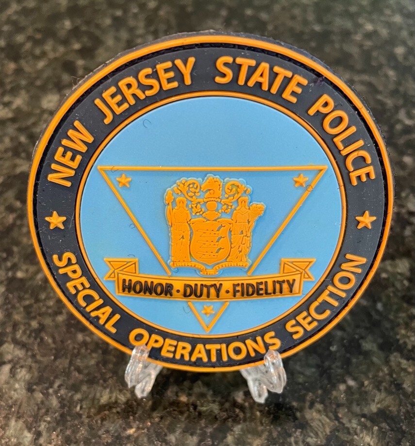 New Jersey State Police Badge NJSP New Jersey State Police