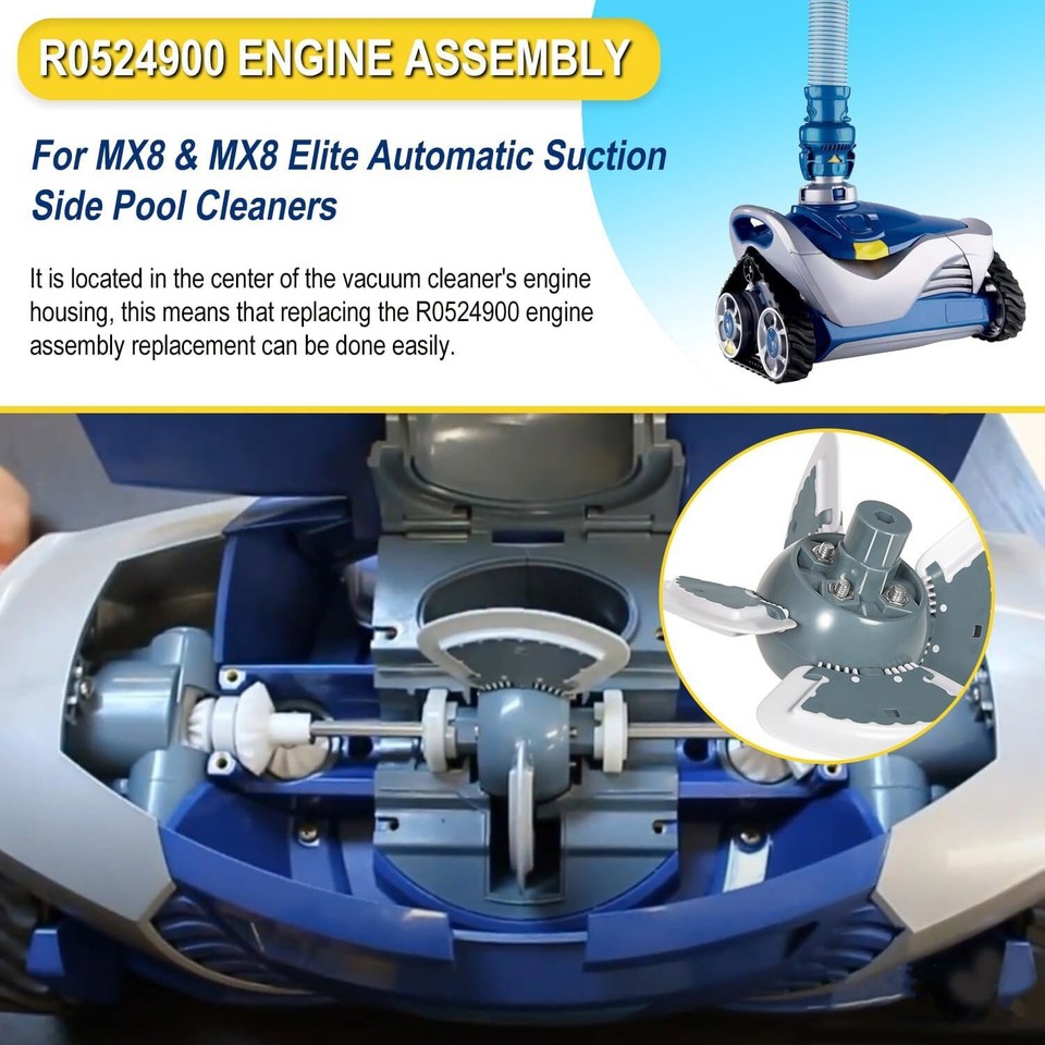 R0524900 Engine Assembly Parts Kit for Zodiac MX8 MX8EL Elite Side Pool ...