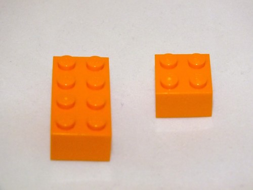 LEGO 2X2 AND 2X4 ORANGE BRICK BRAND NEW NEVER USED 460 PIECES | eBay