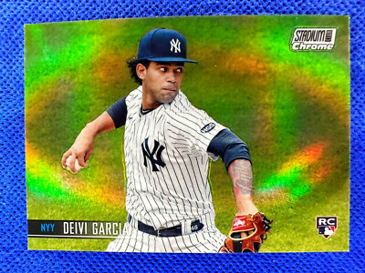 2021 #140 Deivi Garcia Topps Stadium Club Chrome Baseball RC Refractor ...