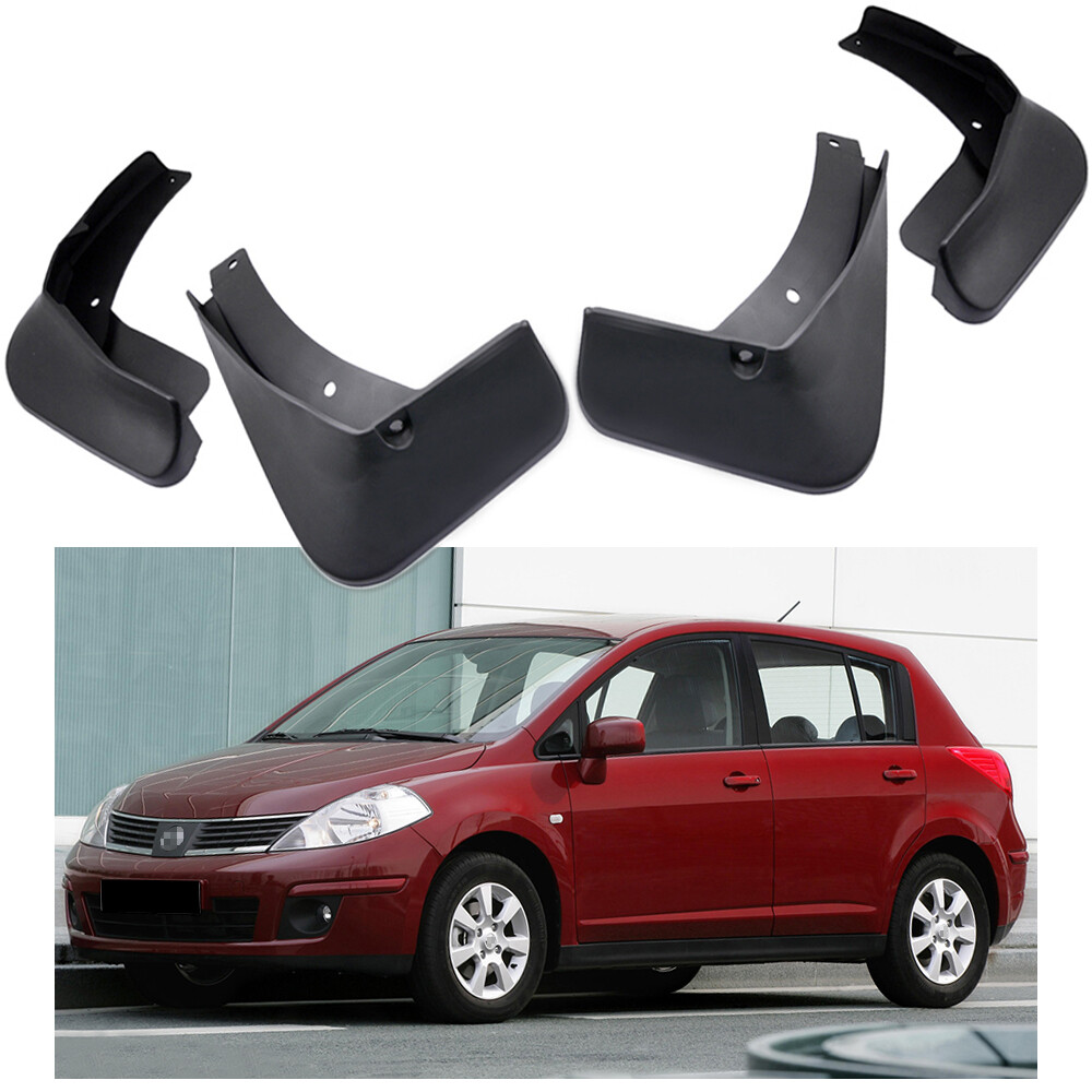 4x Car Mud Flaps Splash Guard Mudguard Fender for Nissan Pulsar Versa ...