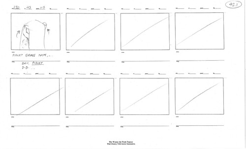 Winnie the Pooh Grand Adventure Disney Production Original SB Drawings ...