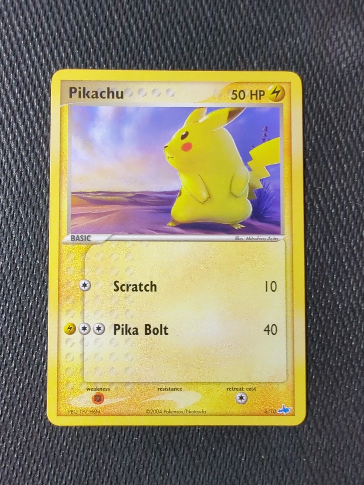Pokémon TCG Pikachu EX Trainer Kit 1 Blue 6 Common - Mitsuhiro Arita | eBay