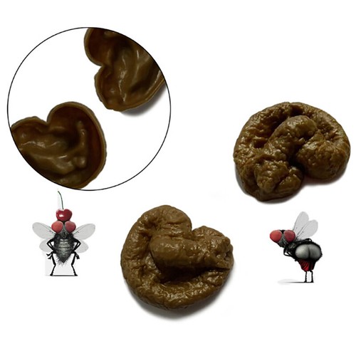 1Pc Realistic Plastic Novelty Joke Toy Fake Human Poop Pooper Trick ...