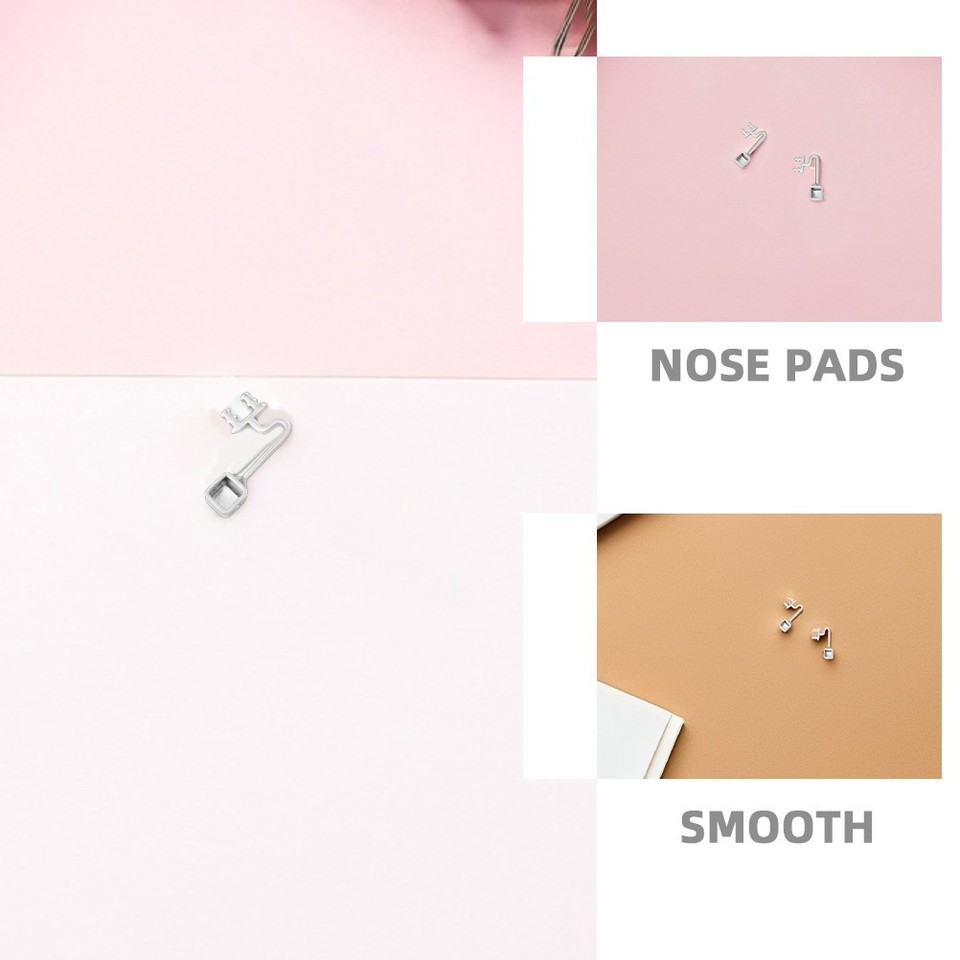 3 Pairs Glasses Nose Bridge Spectacle Pad Eyeglasses Saddles Pads for ...