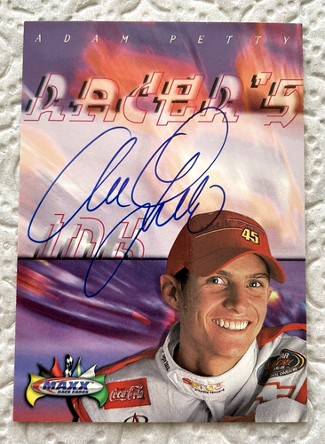 Adam Petty Upper Deck Certified Autograph | eBay