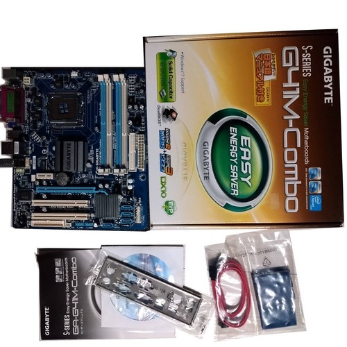 Gigabyte G41M-Combo Rev1.4 LGA775 Used DDR2 DDR3 Motherboard | eBay