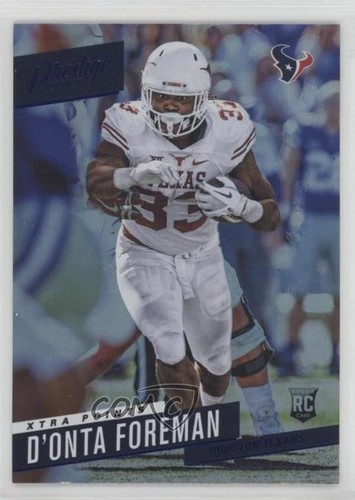 2017 Panini Prestige Rookie Xtra Points Blue D'onta Foreman #224 Rookie RC | eBay