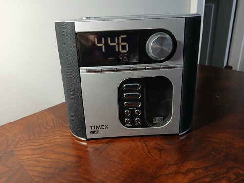 Timex Sounds Digital Alarm Clock T308S Preset Sounds w/ MP3 Line Tested ...