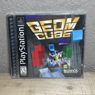 Geom Cube (Sony PlayStation 1, 1996) PS1 CIB Complete with Manual ...
