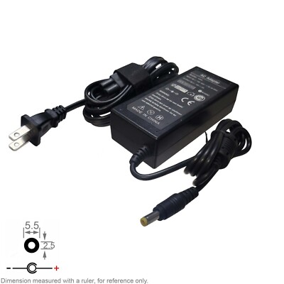 Power Adapter AC DC 5525 12Vdc DC12V 12V 5.0A 5A Unbranded Model 1205 ...