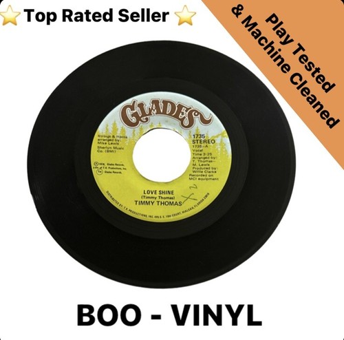 Timmy Thomas - Love Shine 7 Soul Funk Vinyl Record - 1976 Glades EX ...