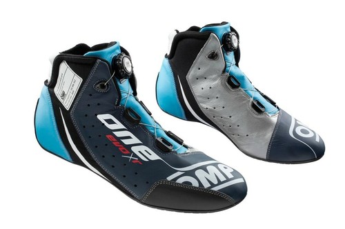 FIA OMP ONE EVO X R Race shoes BLUE rally boots Drive 8856 | eBay