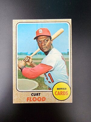 1968 Topps Milton Bradley - Curt Flood - Cardinals - Outfielder | eBay