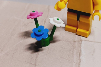 New LEGO Blue Flower Multi Colored Petal White Wedding Garden Baby ...
