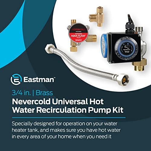 Eastman 3/4 Inch Nevercold Universal Hot Water Recirculation Pump Kit ...