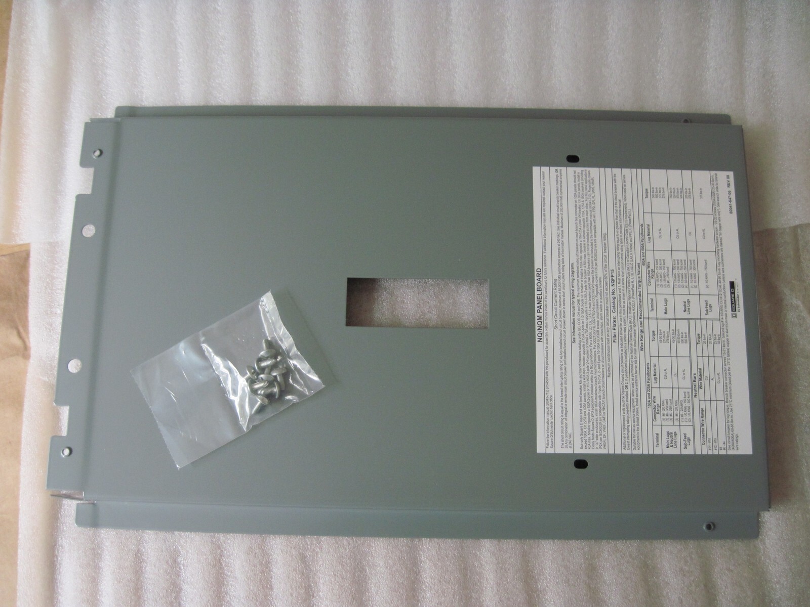 Square D NQRPLMB2Q NQ Replacement Deadfront Kit | eBay