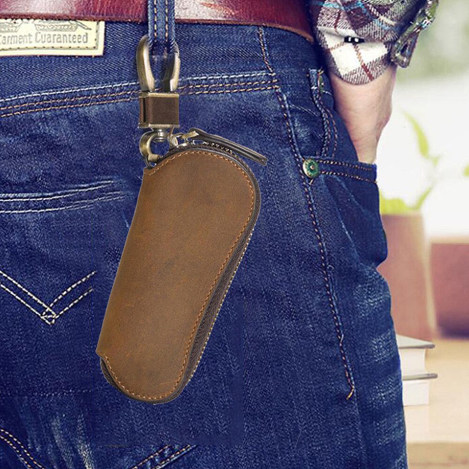 Car Key Pouch Key Wallet Car Key Bag Portable Key Case | eBay