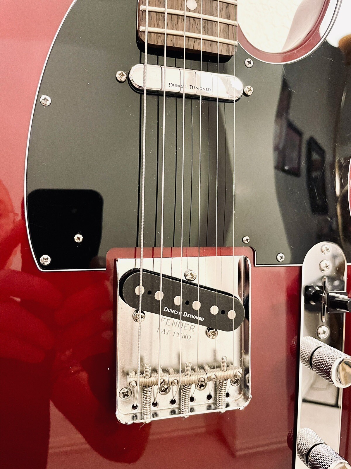 Fender Telecaster Custom Build Midnight Wine Alder Body Duncan Designed ...