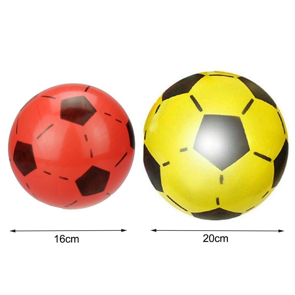 Sports Inflatable Football Rubber Beach Balls Children Soccer Ball Kids ...