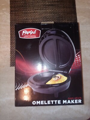 Parini Appliances Omelette Non-Stick Maker Electric Black New | eBay