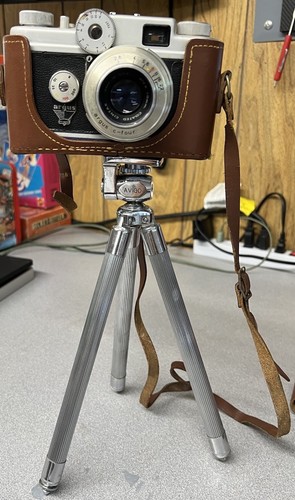 Argus 50mm C Four Camera With Case & Avigo Extendable Tripod Vintage | eBay