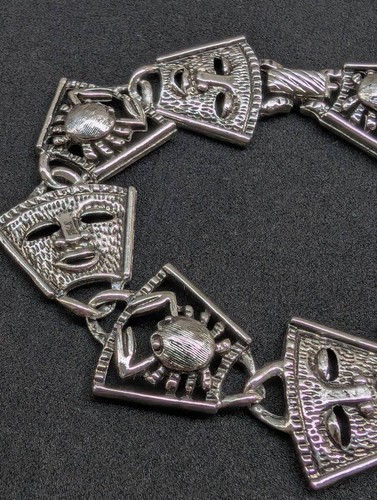 Sarah Coventry 1973 Vintage Talisman of Love Bracelet, Hippie Crab 70s ...