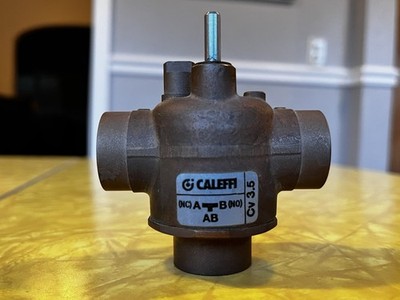 Caleffi 3-Way Zone Valve Body 3/4” Sweat Z300533 Cv 3.5 for Z-One ...