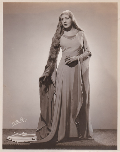 1940 Press Photo Metro Opera Star Helen Jepson Stars as Melisande by De ...