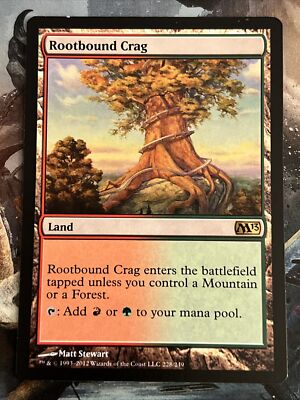 1x Rootbound Crag (228) Core Set 2013 M13 LP MTG Magic the Gathering x1 MKE | eBay