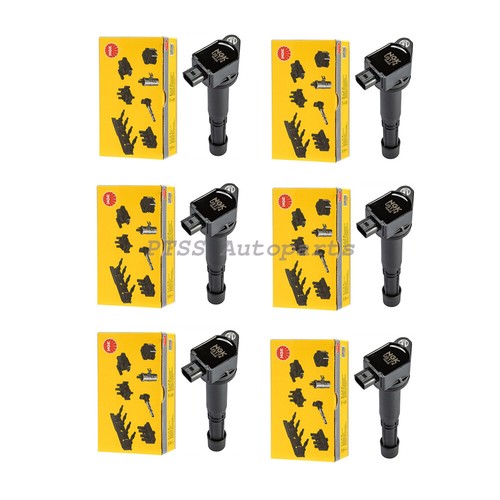 30520-R40-007 6 pcs OEM NGK Ignition Coil U5174 For Honda Accord 3.5L ...