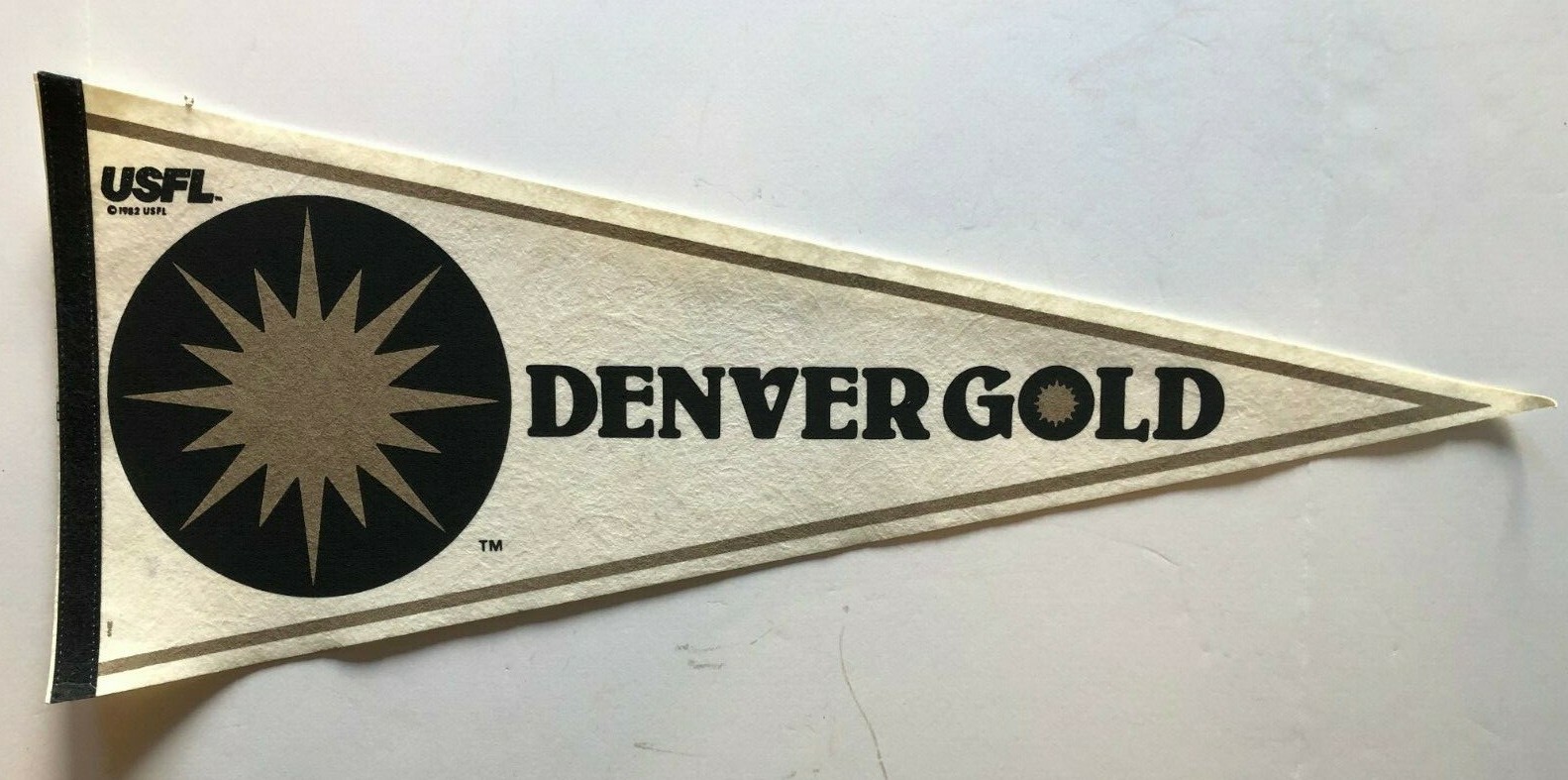 DENVER GOLD USFL UNITED STATES FOOTBALL LEAGUE VINTAGE RARE PENNANT ...