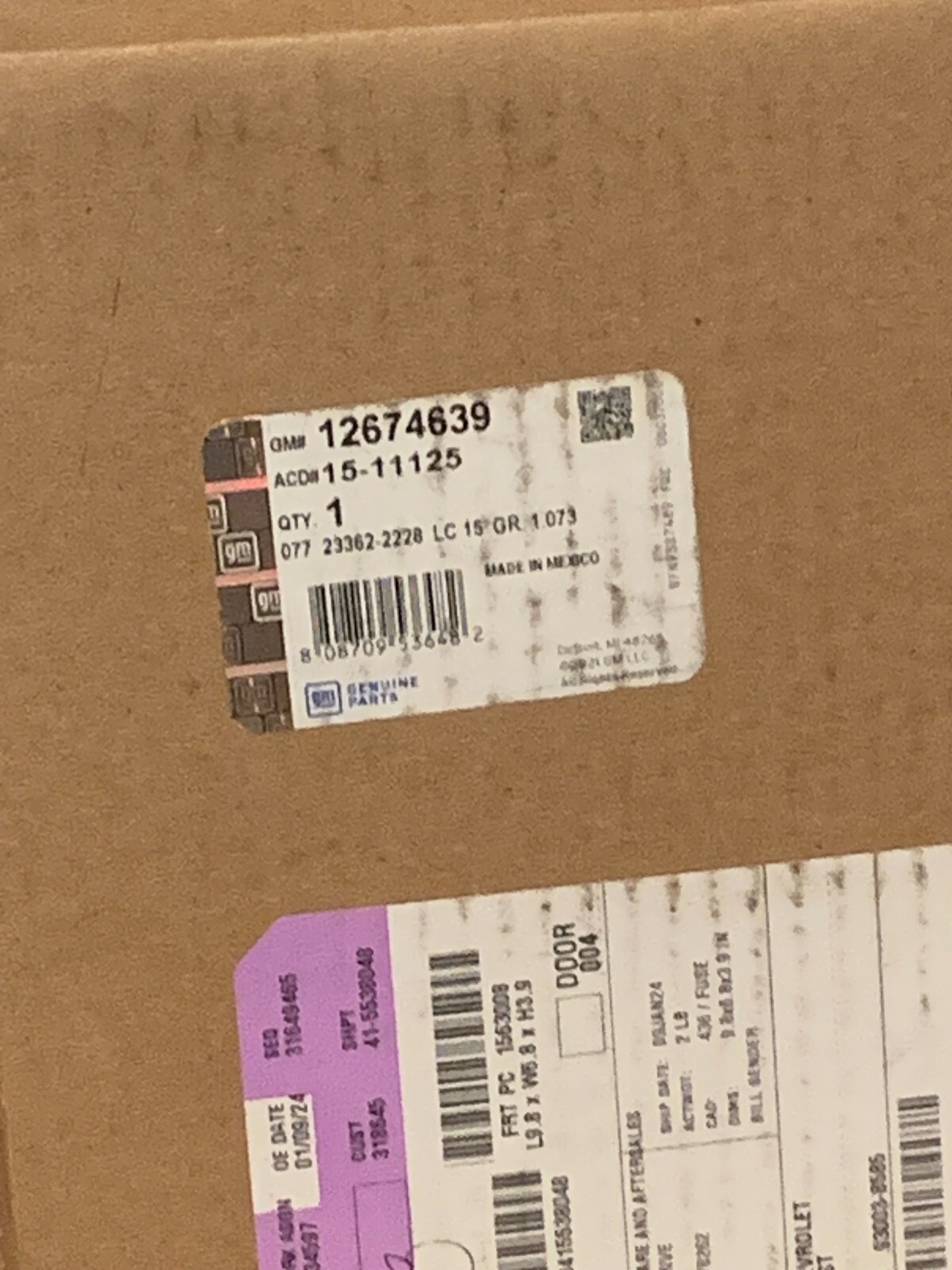 New, Genuine GM Thermostat / Housing Assembly 12674639 15-11125 | eBay