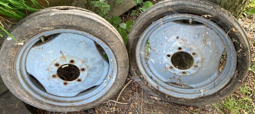 Pair Ferguson Tractor Front Wheel Rims Massey Ferguson TE20 TED TEF ...