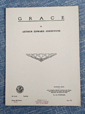 Grace by Arthur Edward Johnstone (Art Publication Society 1924) | eBay