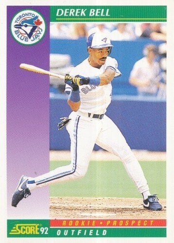 #402 TORONTO BLUE JAYS # DEREK BELL # BASEBALL CARD SCORE NFL '92 | eBay