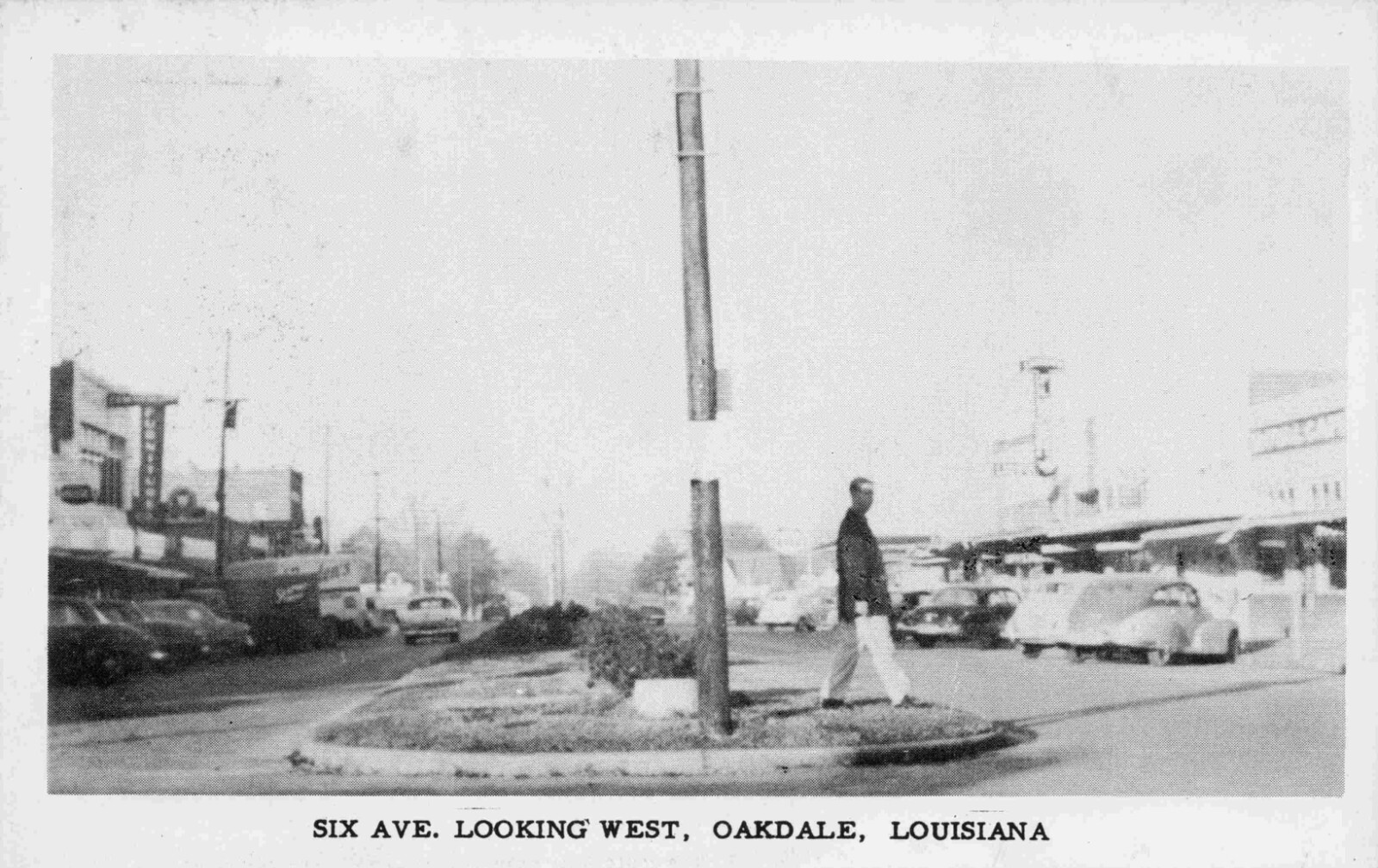 A View Of Sixth Avenue, Looking West, Oakdale, Louisiana LA | eBay