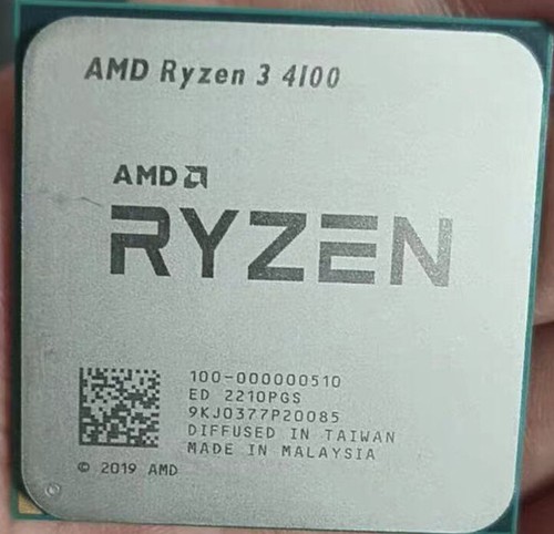 AMD Ryzen 3 4100 AM4 R3 4100 3.8GHz quad-core 65W desktop CPU processor ...