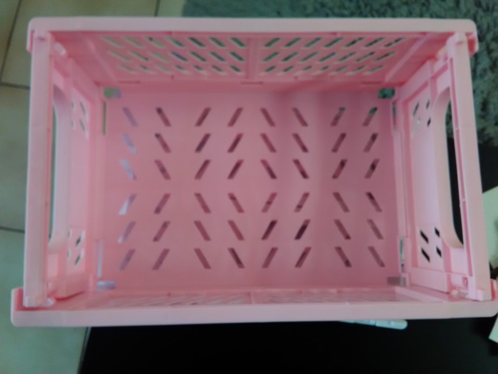 Foldable Crate Pink | eBay