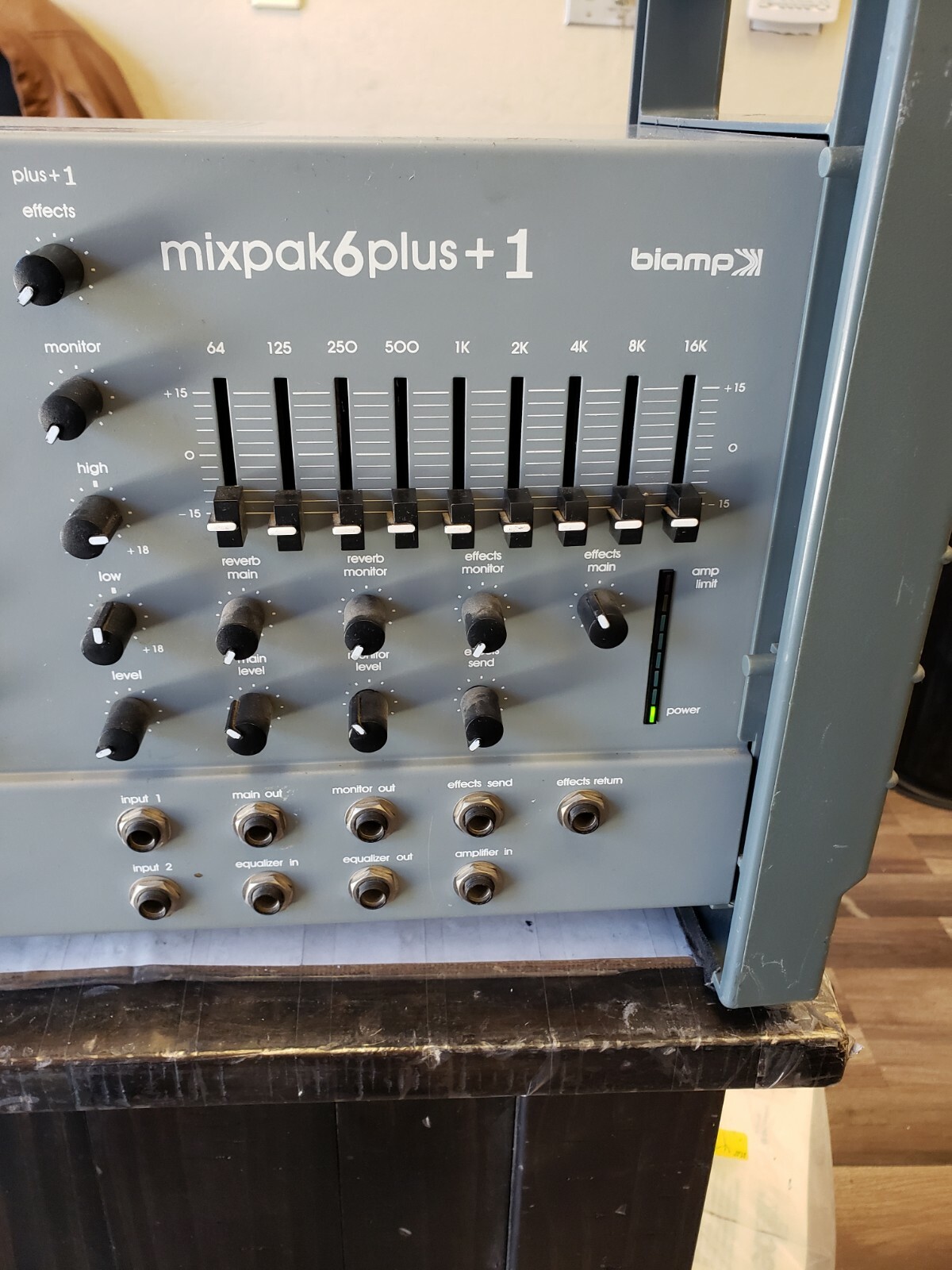 BiAmp MixPak6Plus+1 Commercial Mixer Head 6ch plus +1 Amp Unit | eBay