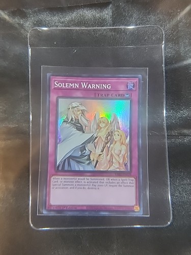 Solemn Warning RA02-EN078 25th Anniversary Rarity Collection II 1st ...