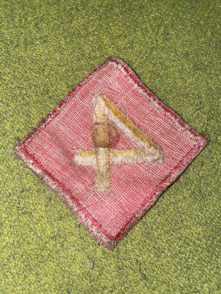 WWII USMC 4th Marine Division Patch - Combat Worn | eBay