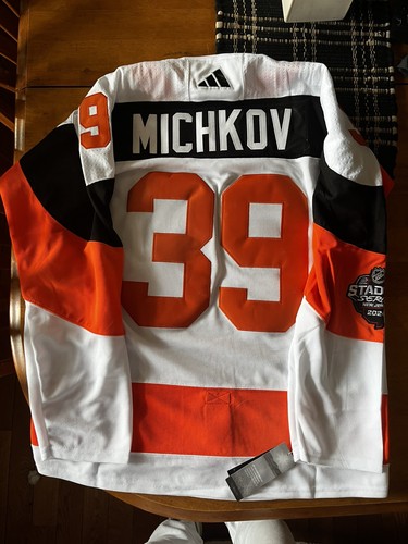 Matvei Michkov Phila Flyers Stadium Series Adidas White Jersey Stitched ...
