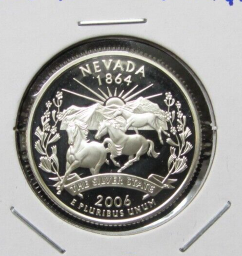 2006-S PROOF 90% SILVER NEVADA STATEHOOD QUARTER - FREE SHIPPING | eBay