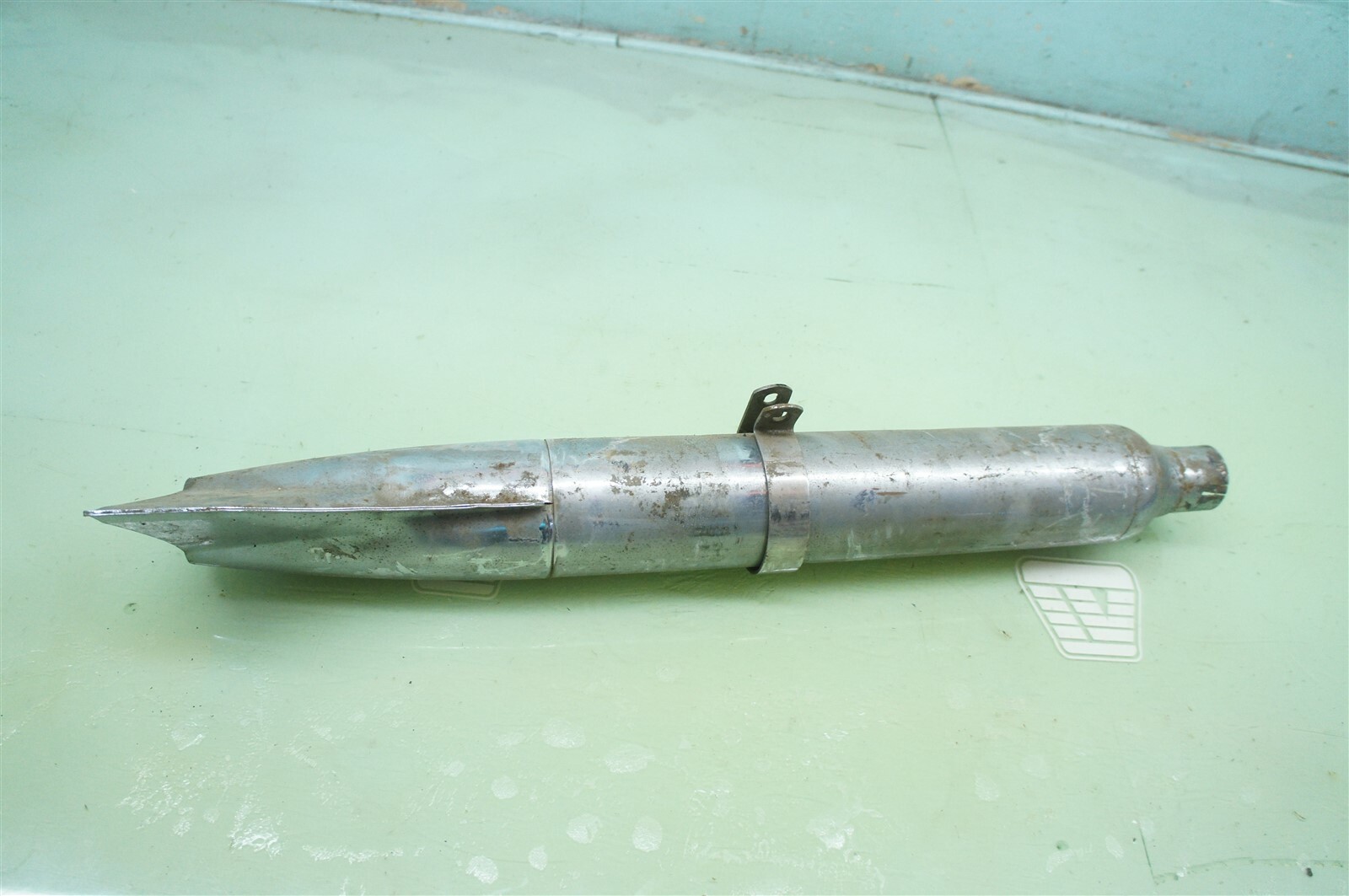 Harley Panhead Shovelhead FL FLH Fishtail Exhaust Muffler NICE *2463 | eBay