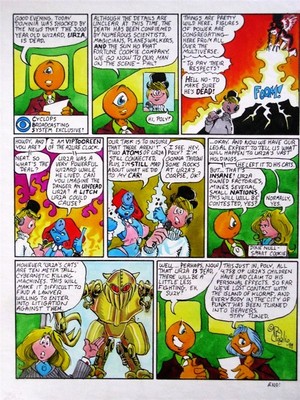 PHIL FOGLIO WHAT'S NEW DRAGON MAGAZINE CARTOON ART DRAWING V3 PG 51 ...