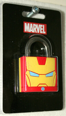 Marvel Comics Iron Man Sturdy Rubber Coated Key School Gym Locker Pad ...