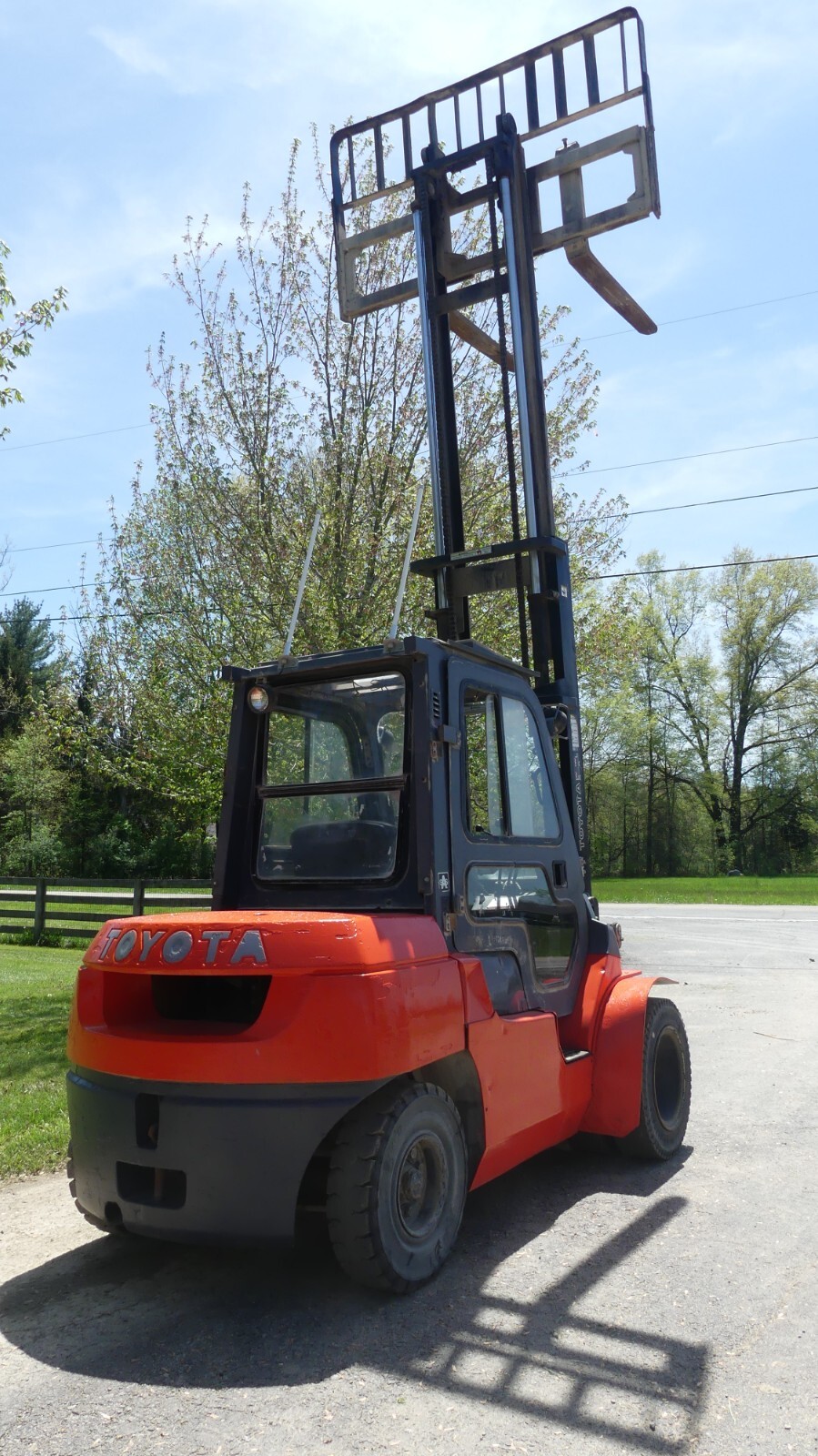 Toyota Forklift Diesel Dually 7FDU35 8,000 Lb. 179" Lift Height | eBay