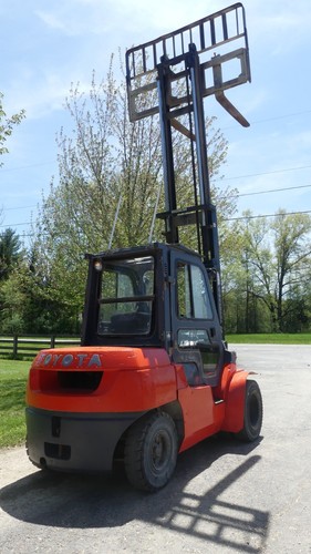 Toyota Forklift Diesel Dually 7FDU35 8,000 Lb. 179" Lift Height | eBay
