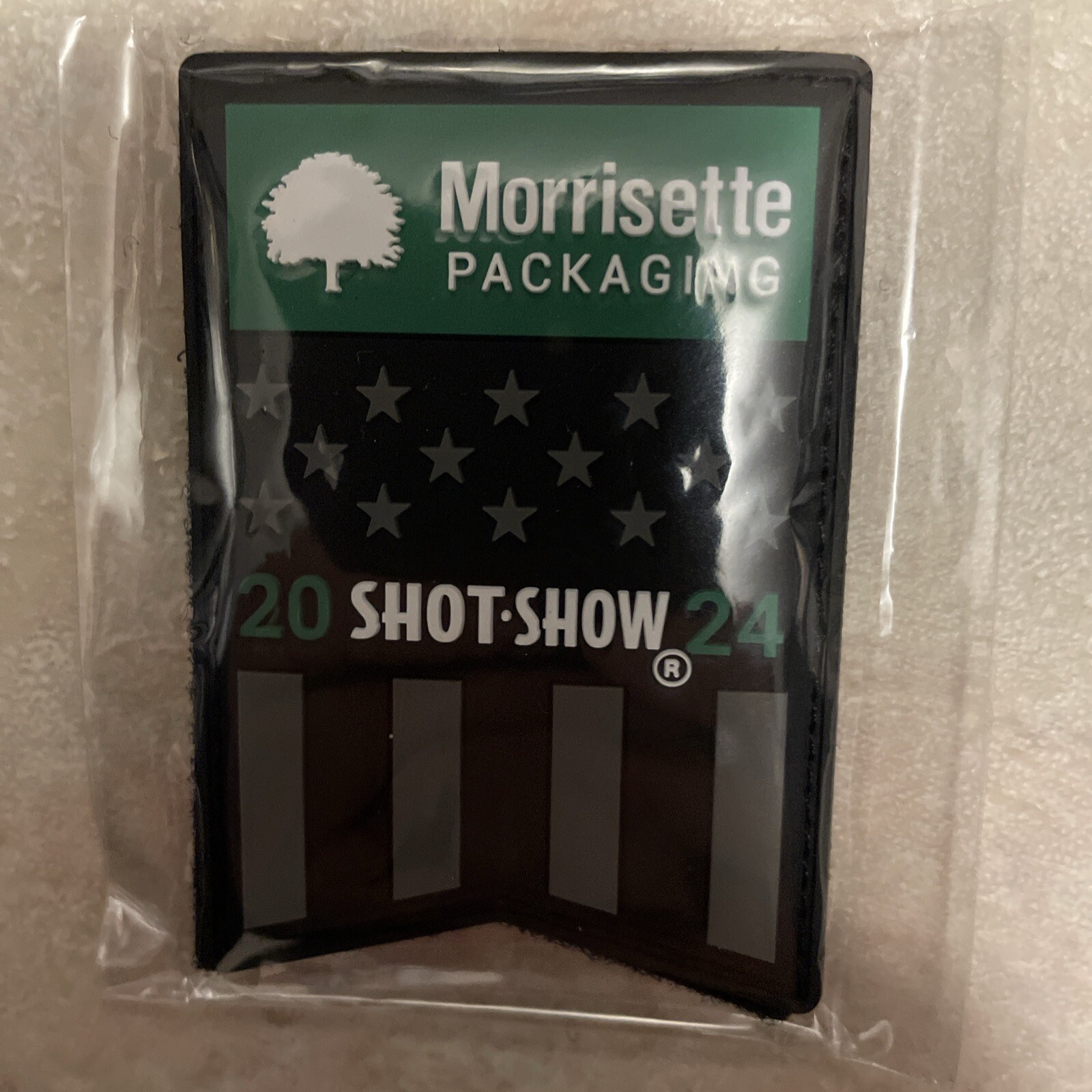 Morrisette Packaging 2024 SHOT SHOW Flag Patch | eBay